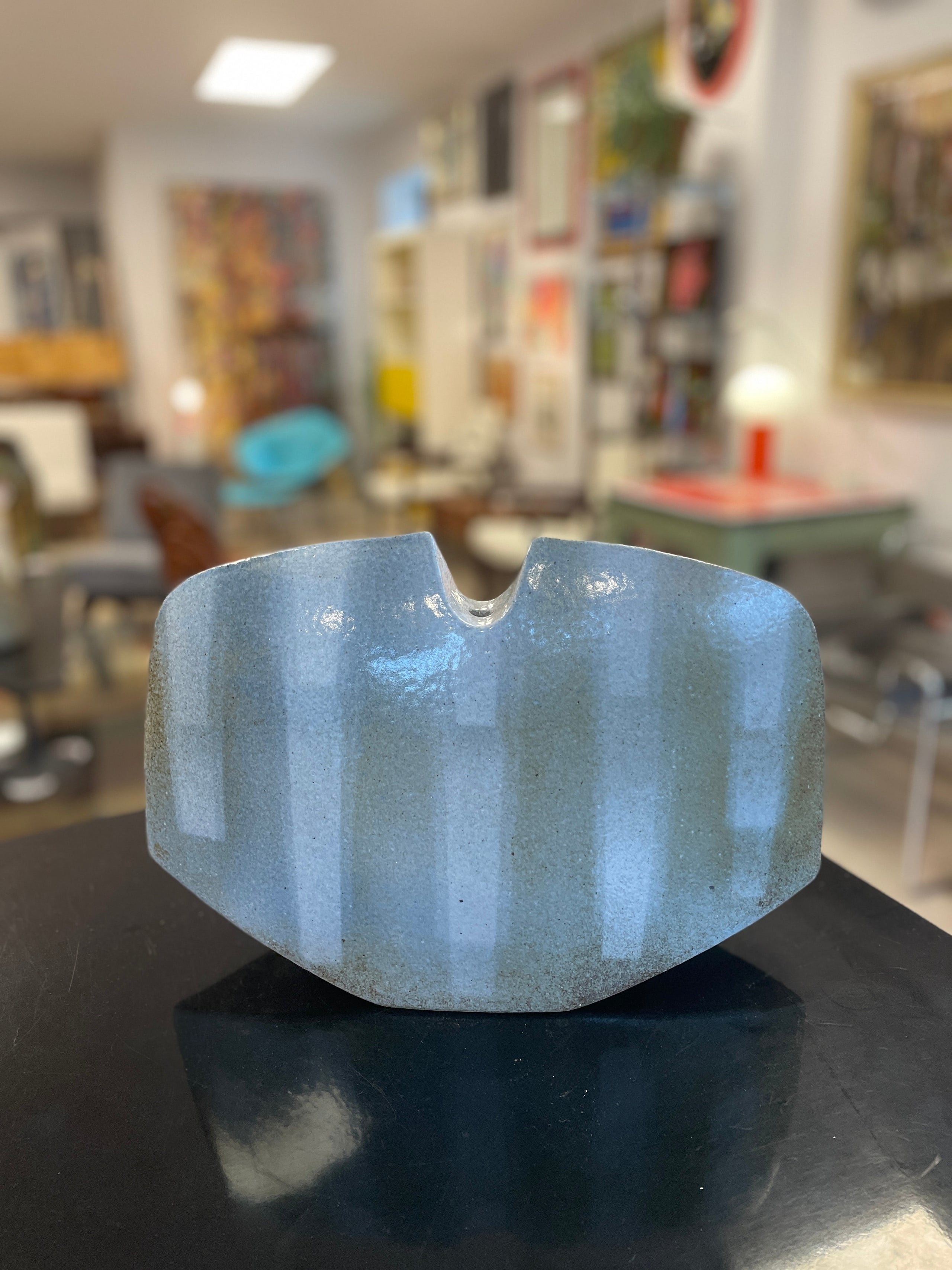 Vintage Peter Lane UK Studio Ceramic Vessel | Into The Void