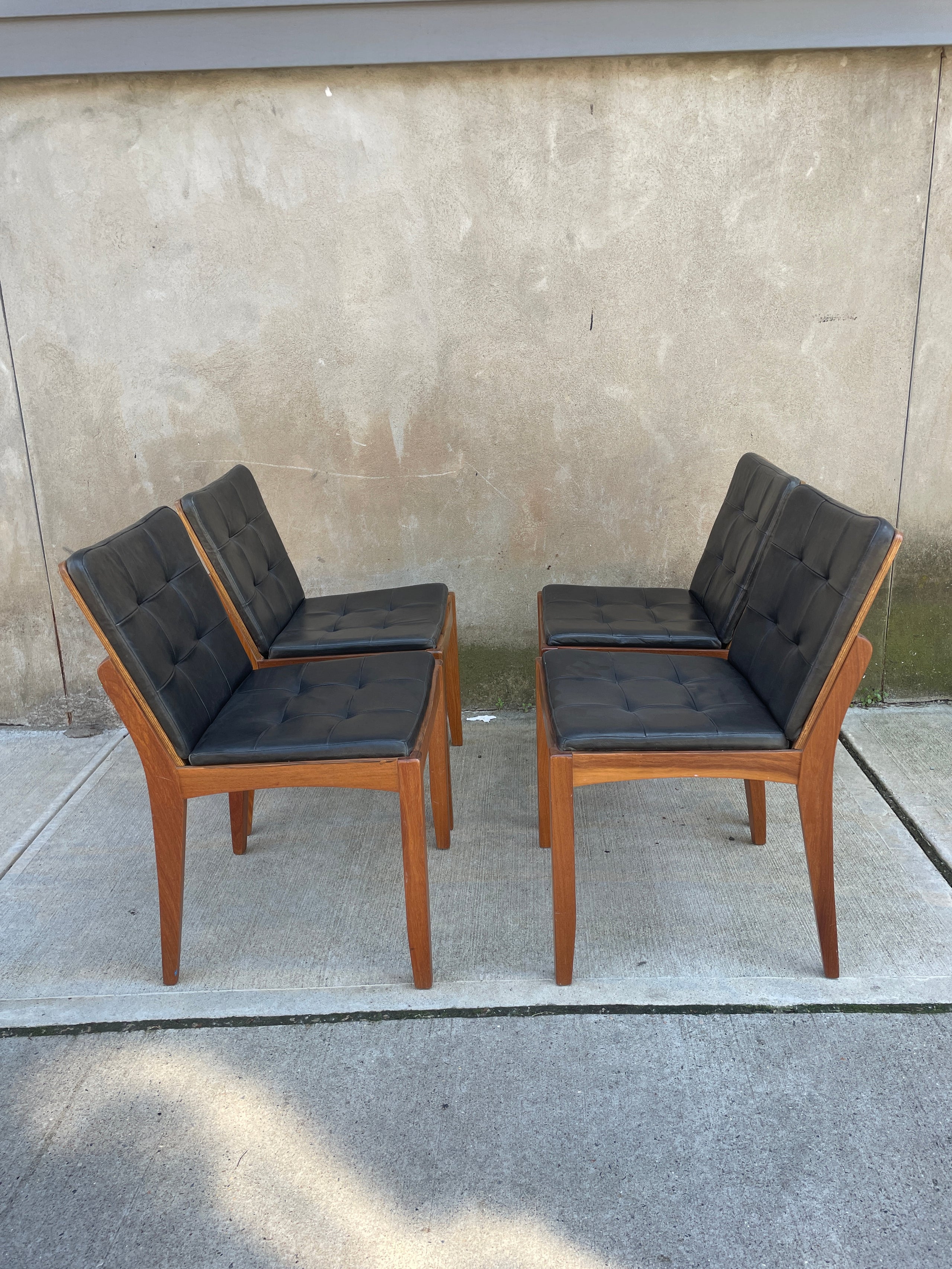 Set of 4 Brazilian Dining Chairs - Fernando Jaeger | Into The Void